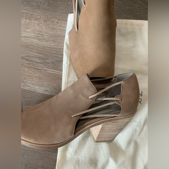 Eileen Fisher | Shoes | Eileen Fisher Nikki Cutout Peeptoe Bootie ...